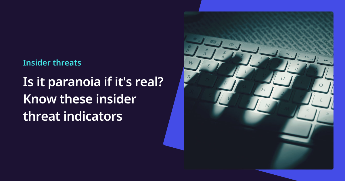 Recognizing Insider Threat Indicators in IT Security