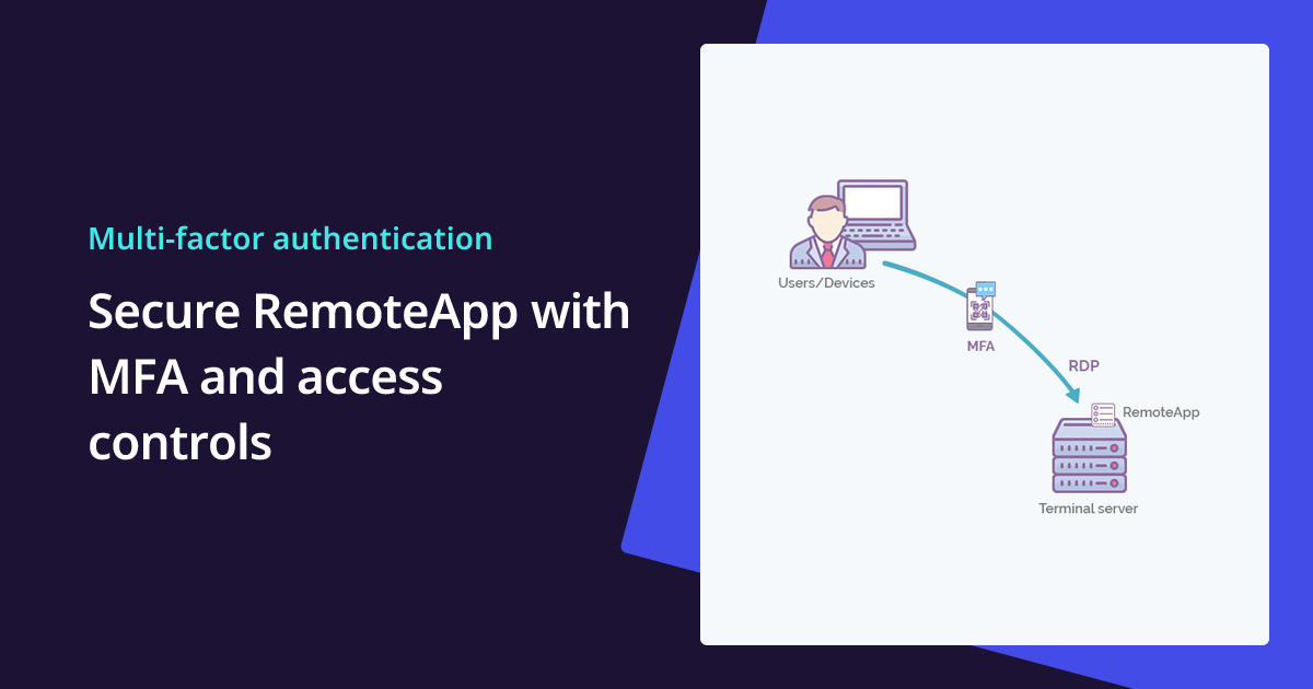 Secure RemoteApp with MFA and access controls