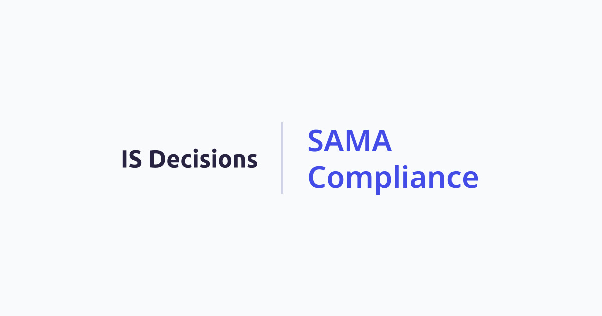 SAMA Cybersecurity Framework Compliance