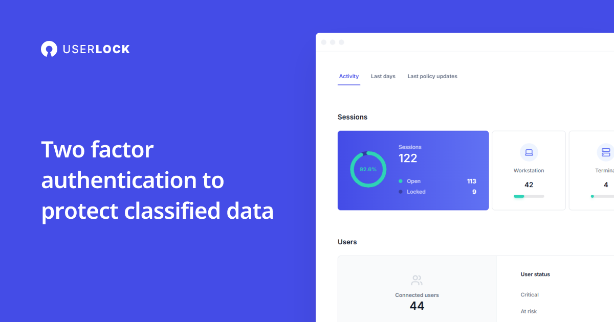 Two Factor Authentication to Protect Classified Data